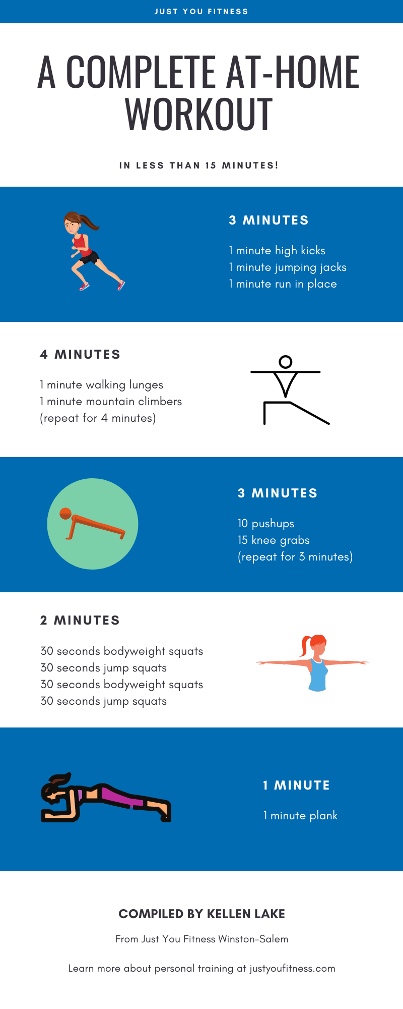 3 Simple At-Home Workouts - Just You Fitness®